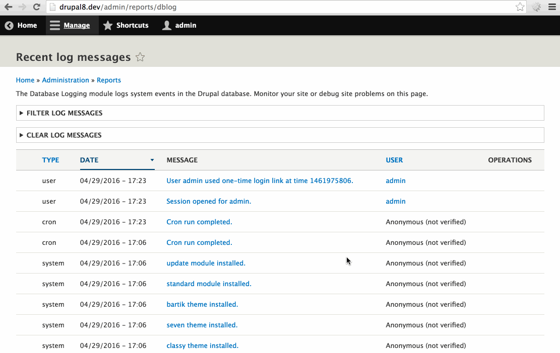 D8 Ajax Commands 